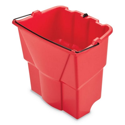 Behrens Rectangular Galvanized Steel Bucket Red : Target