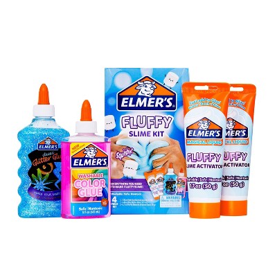 Elmer's 4pc Fluffy Slime Kit : Target