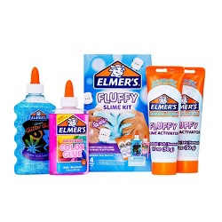 Elmer's Gue 3lb Glassy Clear Deluxe Premade Slime Kit With Mix-ins : Target