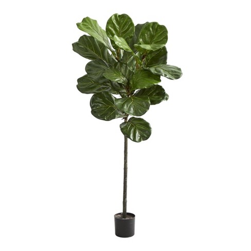 Nearly Natural 52-in Fiddle Leaf Artificial Tree : Target