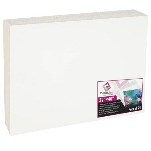 Viewpoint White Archival Corrugated Backing Board For Backing & Framing ...