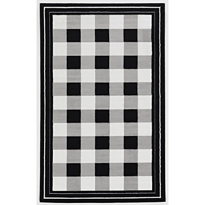 Capri Buffalo Check Rug - Linon : Target