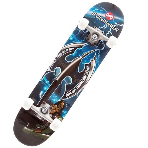 Punisher Skateboards Warrior Complete 31-inch Skateboard With Canadian ...