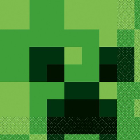 Minecraft 16ct Party Paper Napkins : Target