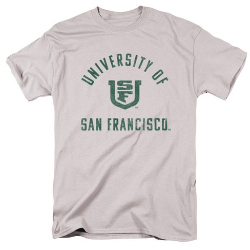 University Of San Francisco Official Dons Logo Adult T Shirt,silver ...