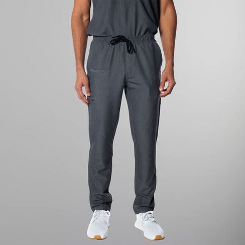 Members Only Men's Scrub Hampton Open Bottom Pants - Graphite - Medium ...