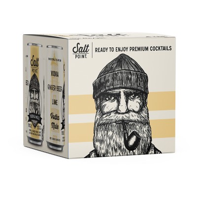 Salt Point Moscow Mule Canned Cocktail - 4pk/12 Fl Oz Cans : Target