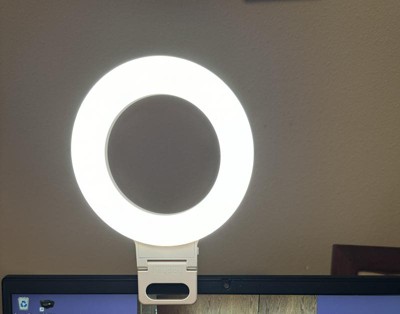 Clip-on Conference Ring Light - Heyday™ Stone White : Target