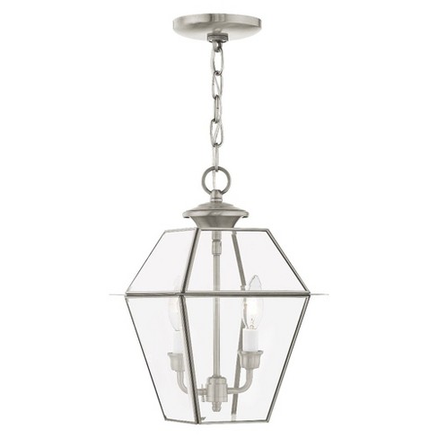 Livex Lighting Westover 2 - Light Pendant In Brushed Nickel : Target