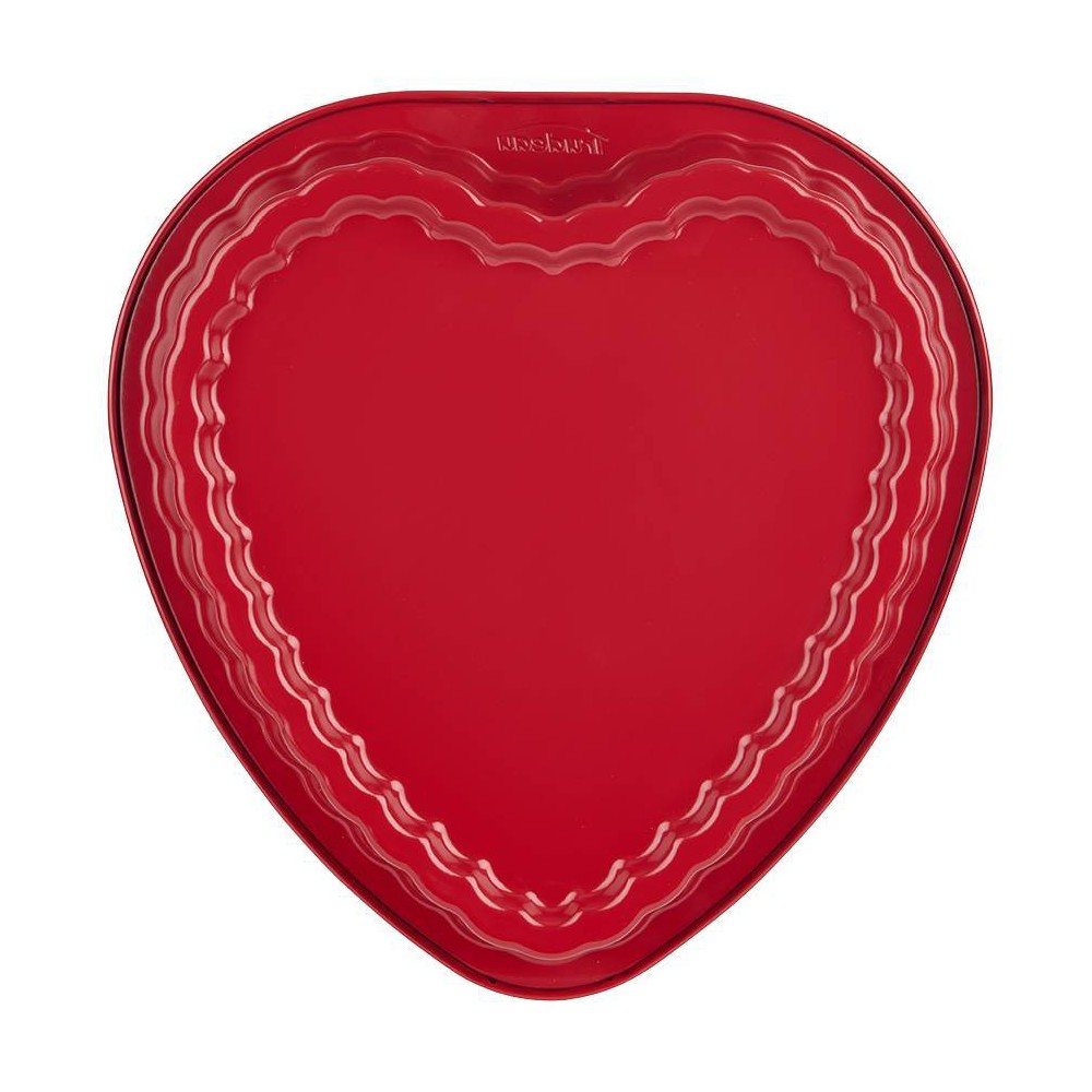 UPC 063562693554 - Trudeau 10.82" Metal Heart Shaped Baking Pan Red ...