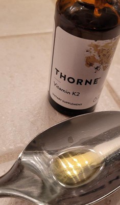 Thorne Vitamin K2 Liquid (1 Mg Per Drop) - Concentrated Vitamin K2 ...