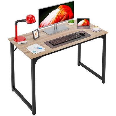 Fdw Computer Desk 39 Inch Length Study Writing Table, Adjustable Feet ...