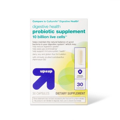 Probiotic Digestive Health Supplement - 30ct - Up & Up™ : Target