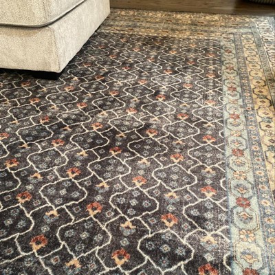 Distressed Geometric Tufted Area Rug Green - Threshold™ : Target