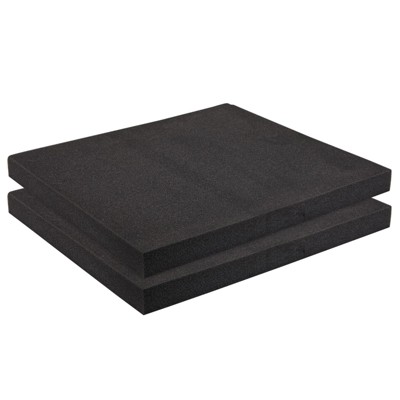 Okuna Outpost 2 Pack Polyurethane Foam Sheets For Packing Protection, Diy Arts & Crafts, Black ...