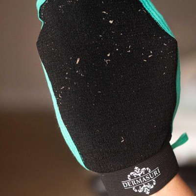 Dermasuri Exfoliating Body Scrub Glove Scrubber - 1ct : Target