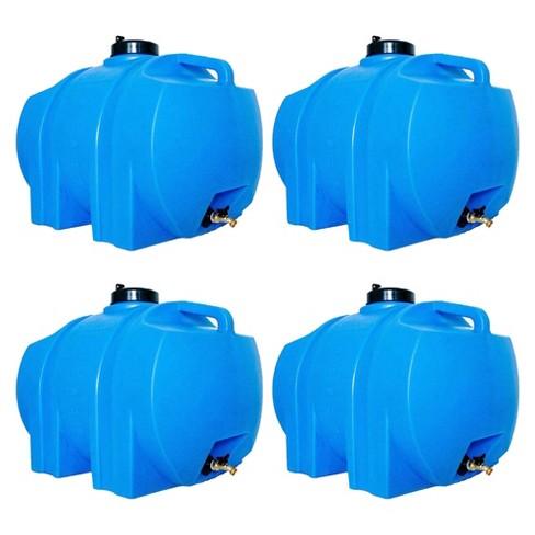 Waterprepared 35 Gallon Utility Water Tank With Large Cap, Built In ...