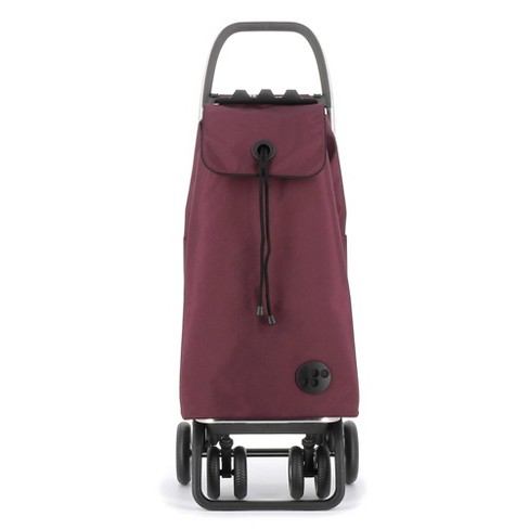 Rolser I-max Mf 4 Wheel 2 Swivelling Foldable Shopping Trolley Wine Red ...