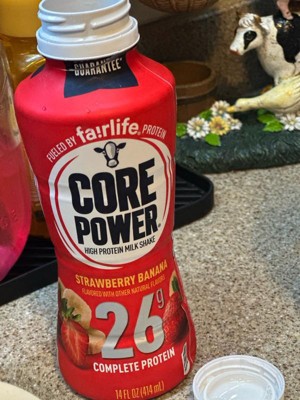 Core Power Strawberry Banana 26G Protein Shake - 14 fl oz Bottle : Target