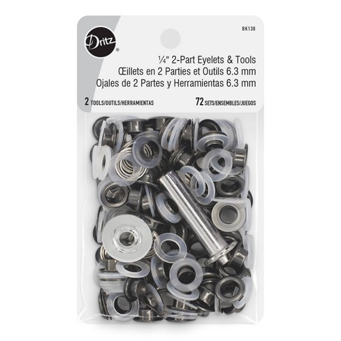 Dritz 72ct Eyelets Gunmetal : Target