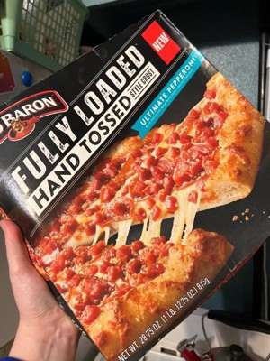 Red Baron Fully Loaded Pepperoni Hand Tossed Crust Frozen Pizza - 28 ...