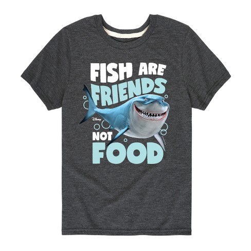 Finding Nemo Bruce Fish Are Friends Not Food Short Sleeve Graphic T ...