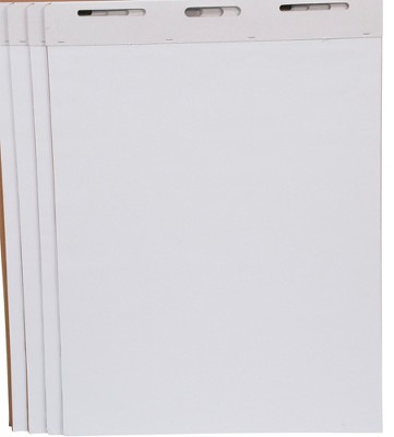3m Unruled Flip Chart With Bleed-resistant Paper, 25 X 30 Inches, White ...