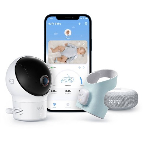 Eufy Baby Smart Sock Baby Monitor With 2k Camera : Target