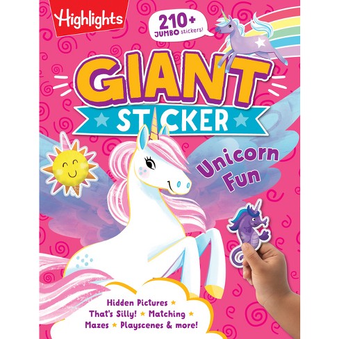 Giant Sticker Unicorn Fun - (giant Sticker Fun) (paperback) : Target