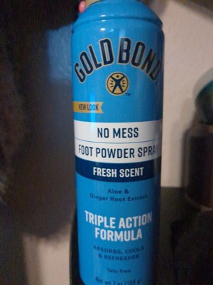Gold Bond No Mess Foot Powder Spray - 7oz : Target