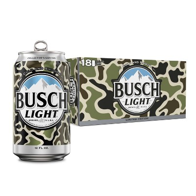 Busch Light Beer - 18pk/12 Fl Oz Cans : Target