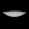 Round Flushmount Ceiling Light With Scroll Swirl Design White - Simple ...