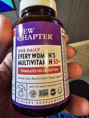 New Chapter Women's Multivitamin 50+, Every Woman's One Daily 55 Plus ...