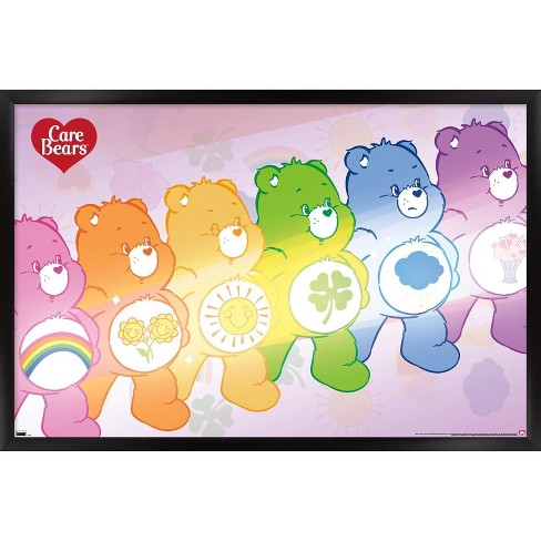 Trends International Care Bears - Care Bear Stare Framed Wall Poster ...