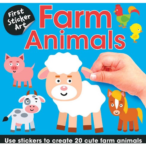 First Sticker Art: Farm Animals - (paperback) : Target
