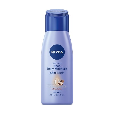Nivea Shea Daily Moisture Body Lotion With Shea Butter Scented - 2.5 Fl ...
