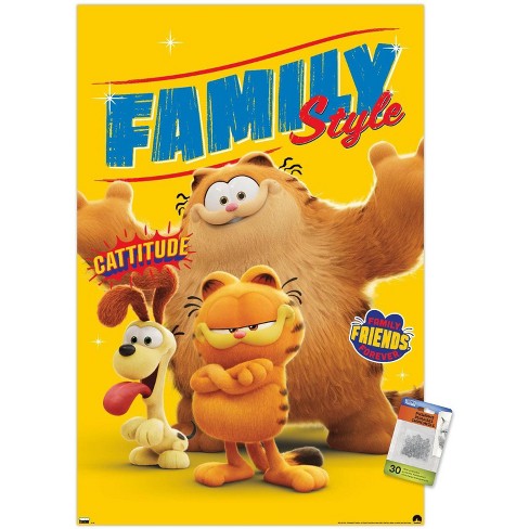 Trends International The Garfield Movie - Family Style Unframed Wall ...