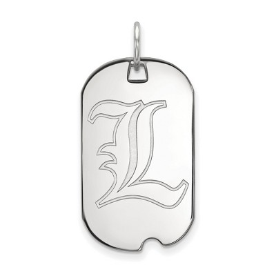 Black Bow Jewelry Sterling Silver Louisville Cardinals Ncaa Pendant ...