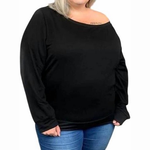 Women's Slouchy Top - Shirley Stone L : Target