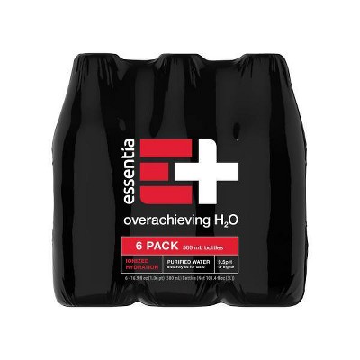 Essentia Purified Water - 6pk/16.9 Fl Oz Bottles : Target