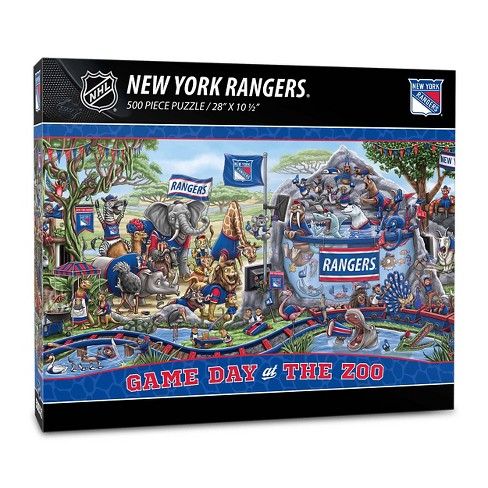 Nhl New York Rangers Game Day At The Zoo Puzzle - 500pc : Target
