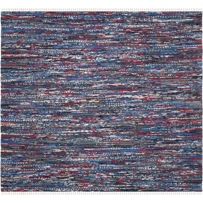 Rag Area Rug Rar127 Hand Woven Area Rug - Gold/multi - 6'x6' - Safavieh ...