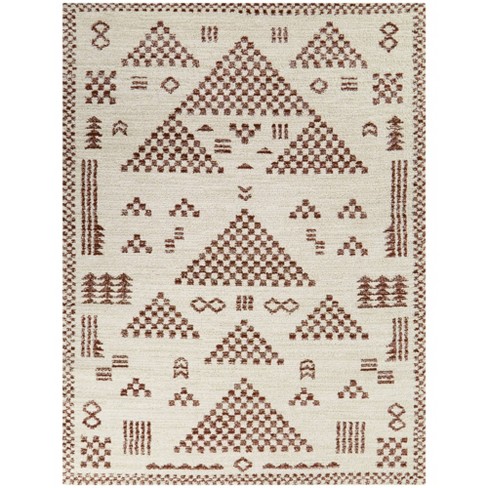 7'10"x10' Lukas Bohemian Geometric Rug Rust - Balta Rugs : Target