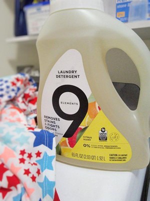 9 Elements Citrus Scent Liquid Laundry Detergent - 92 Fl Oz : Target