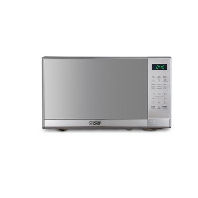 Commercial Chef Countertop Microwave Oven 0.7 Cu. Ft. 700w, Stainless ...