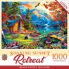 Masterpieces 1000 Piece Jigsaw Puzzle - Soaring Sunset - 19.25"x26.75 ...