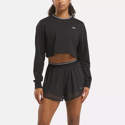 Reebok Long Sleeve Crop Top : Target