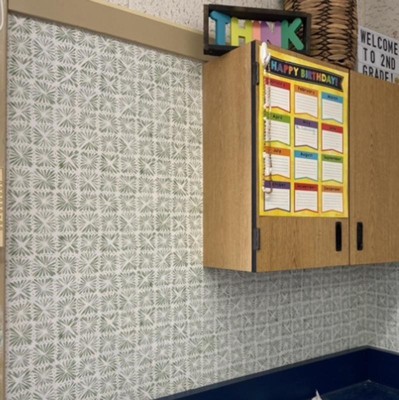 Block Print Tile Wallpaper Sage - Threshold™ : Target