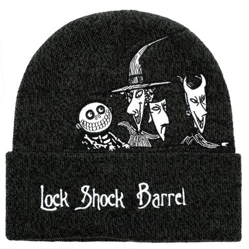 Nightmare Before Christmas Lock, Shock And Barrel Knit Beanie : Target