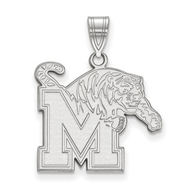 Black Bow Jewelry Sterling Silver University of Memphis NCAA Large ...